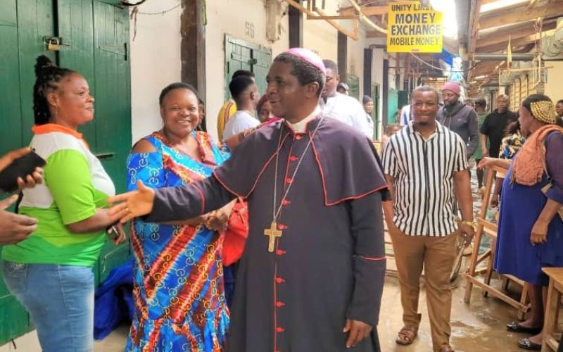 Archbishop in Cameroon Comforts Fire Disaster Victims, Calls for Union ...